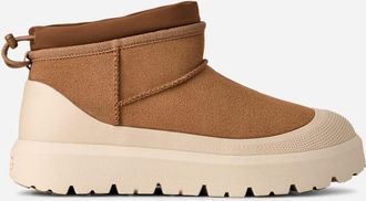 UGG Classic Ultra Mini Weather Hybrid Boot für Herren in Brown, Größe Wildleder