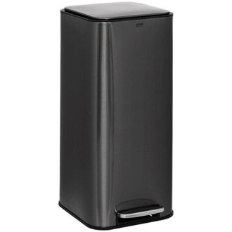 5five Simply Smart 5five Simply Smart - M&uuml;lleimer delta aus schwarzem metall 30l - 5five
