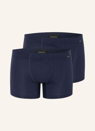 Hanro 2er-Pack Boxershorts Cotton Essentials blau