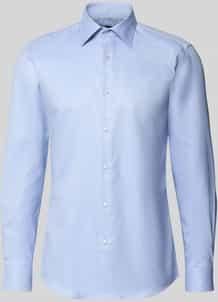 HUGO BOSS Slim Fit Businesshemd aus reiner Baumwolle Modell H-HANK-K