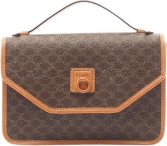 Celine Pre-owned Sac Macadam en toile enduite - Femme - Pre-owned - Brun - Taille: ONE Size