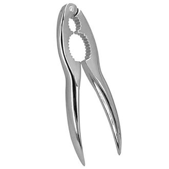 Metaltex 250600 Nussknacker Krokki aus Aluminium, verchromt