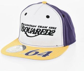 Dsquared2 Color Block Baseball Cap With Embossed Print size L