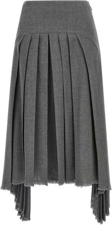 Jil Sander Schlagjeans - Grau