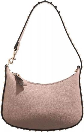Valentino Garavani Hobo Bags - Mini Hobo Rockstud - Gr. unisize - in Taupe - f&uuml;r Damen