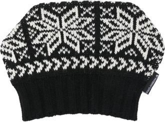 Dolce & Gabbana bonnet à motif (années 2000) - Noir