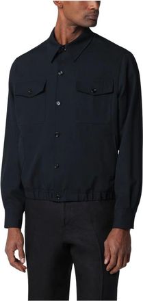 Lardini Homme, Vestes, Bleu, Taille: XL Giacca Camicia