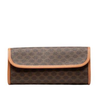 Celine Pochette en toile Pre-owned - Femme - Pre-owned - Brun - Taille: ONE Size