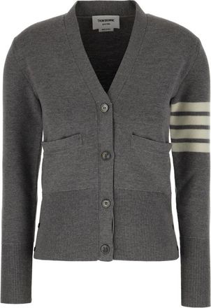 Thom Browne Stilvolle Strickkollektion - - Knitwear - Damen - Grau - S