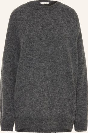 American Vintage American Vintage Oversized-Pullover Vitow Mit Alpaka grau