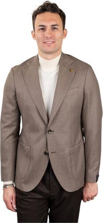 Sartoria Latorre Homme, Vestes, Brun, Taille: XL Ug0911 Blazer