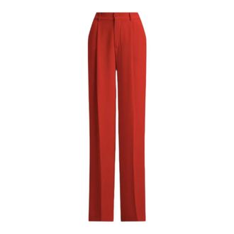 Ralph Lauren Wide Hosen - - Trousers - Damen - Rot - S