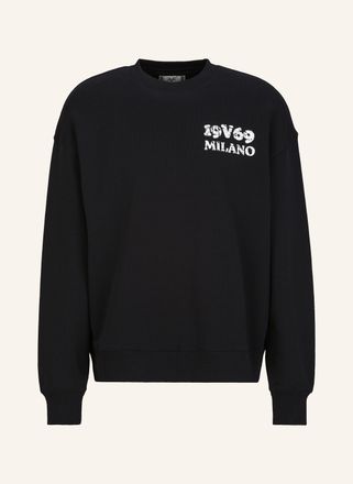 19V69 19V69 Italia Sweatshirt Omero Angel schwarz