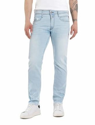 Replay Jeans Anbass Slim-Fit mit Power Stretch pour hommes, bleu (Superlight Blue 011), 29W / 30L