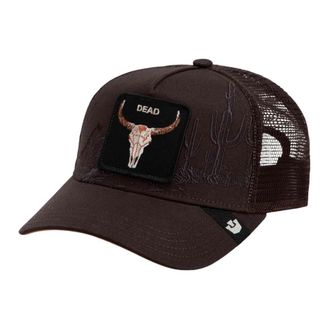 Goorin Brothers Badlands Totenkopf Trucker Cap - - Accessories - Herren - Braun - ONE SIZE