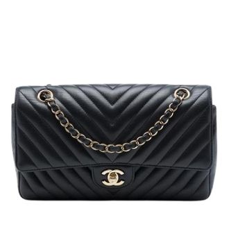 Chanel Pre-owned Vintage Quilted Flap Shoulder Bag - - Pre-owned - Damen - Schwarzk - ONE SIZE