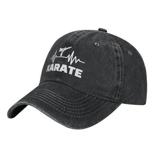 Generic Rythme Cardiaque du Karat&eacute; Femme Homme Chapeau Athl&eacute;tique Trucker Caps R&eacute;tro Ancien Hip-Hop Cap pour Voyage Ext&eacute;rieur Toutes Les Saisons