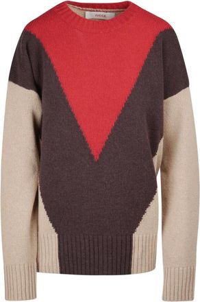 Jucca Femme, Pulls, Multicolore, Taille: 38 FR Maglia Tricolore Over