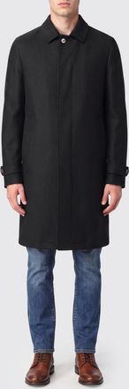 Tagliatore Manteau long Alton en pure laine vierge &agrave; fermeture &agrave; un bouton