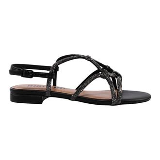 Bibi Lou Stylische flache Sandalen - - Shoes - Damen - Schwarzk - 36 EU
