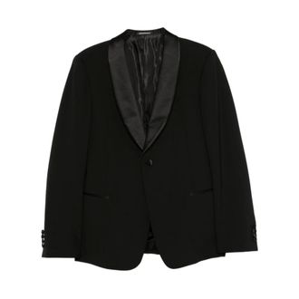 Emporio Armani Homme, Vestes, Noir, Taille: 3XL Blazers
