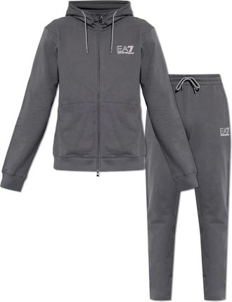 Emporio Armani Emporio Armani Ea7, Homme, Sport, Gris, Taille: XL Surv&ecirc;tement en coton Visibility