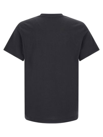 Moncler Logo Print T-Shirt - Black