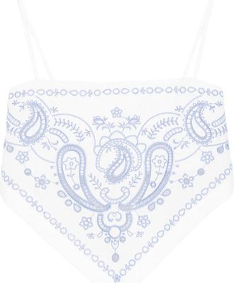 Self Portrait Tie Top