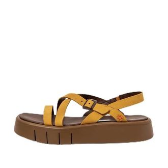 Art Femme 1853 Malaga Sandale Plate, Miel, 39 EU