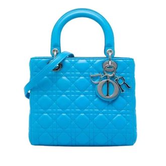 Dior Pre-owned Cuir sacs-dior - Femme - Pre-owned - Bleu - Taille: ONE Size