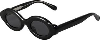 Generic Lunettes De Soleil Polaris&eacute;es R&eacute;tro &Agrave; Petite Monture For Hommes Et Femmes, Lunettes De Soleil De Vacances For Photos De F&ecirc;te(Black)
