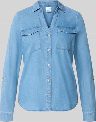 Vero Moda Regular Fit Langarmbluse aus reiner Baumwolle Modell BUMPY