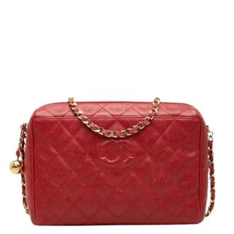 Chanel Pre-owned Matelasse Schultertasche - - Pre-owned - Damen - Rot - ONE SIZE