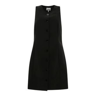 Ganni Damen, Kleider, Schwarzk, MGr&ouml;&szlig;e