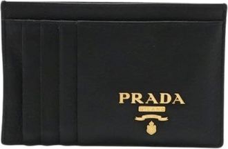 Prada Pre-owned Cuir petite-maroquinerie - Femme - Pre-owned - Noir - Taille: ONE Size
