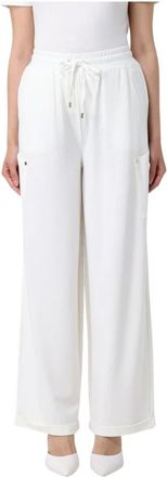 Liu Jo Femme, Pantalons, Blanc, Taille: 36 FR Pantalone in felpa