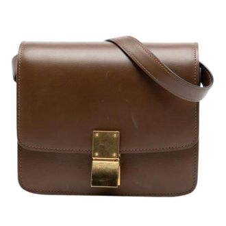 Celine Pre-owned The Classic Box Sac Bandouli&egrave;re - Femme - Pre-owned - Brun - Taille: ONE Size