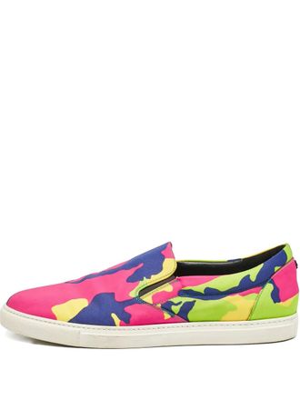 Dsquared2 Camo Slip-On-Sneakers - Rosa