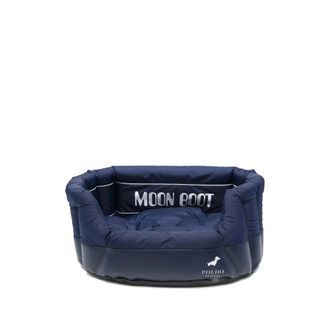 Moon Boot Gepolstertes Hundebett mit Logo-Print - - Accessories - unisex - Blau - S