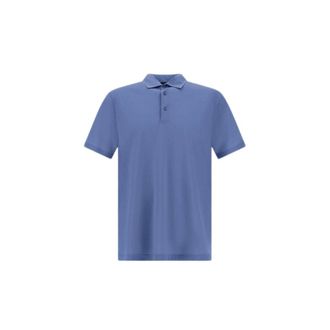 Herno Homme, Tops, Bleu, Taille: XL Polo en jersey cr&ecirc;pe