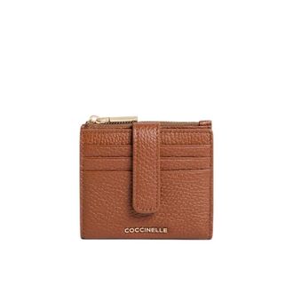 Coccinelle Portefeuille &agrave; fermeture &eacute;clair avec emplacements pour cartes - Femme - Accessoires - Brun - Taille: ONE Size