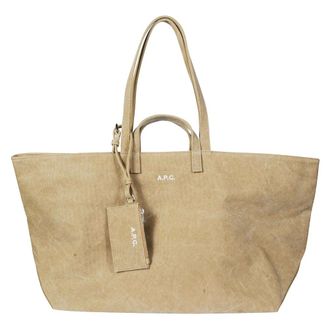 A.P.C. A.p.c., Femme, Sacs, Beige, Taille: ONE Size Tote Bags
