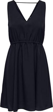 Only Onlnova Life Elite Sara String Dress Sol Robe, Bleu Nuit, M Femmes