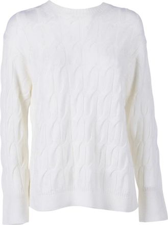 Max Mara Femme, Pulls, Blanc, Taille: 40 FR Quid Jumper