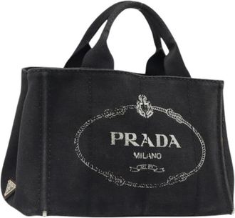 Prada Sac cabas vintage doccasion - Femme - Pre-owned - Noir - Taille: ONE Size