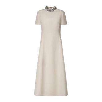 Valentino Garavani Midi Robes - Femme - Robes - Beige - Taille: 38 FR