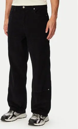 Karl Lagerfeld Stoffhose B3M10017 Schwarz Relaxed Fit