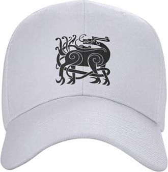 Generic Casquette de baseball classique celtique cerf celte symbole casquette de baseball homme femme casquette de camionneur respirant cadeau