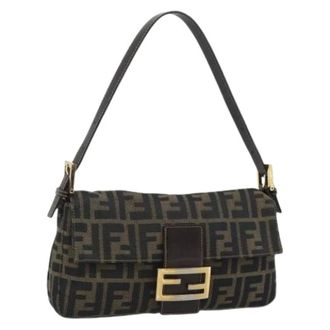 Fendi Pre-owned Sac bandouli&egrave;re vintage Zucca - Femme - Pre-owned - Brun - Taille: ONE Size