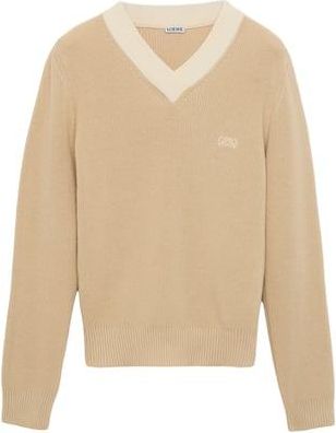 Loewe Pull en maille textur&eacute;e l&eacute;g&egrave;re de coton et laine